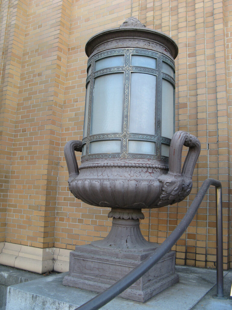 Franklin Station Post Office Glass Lanterns - Napa County Landmarks