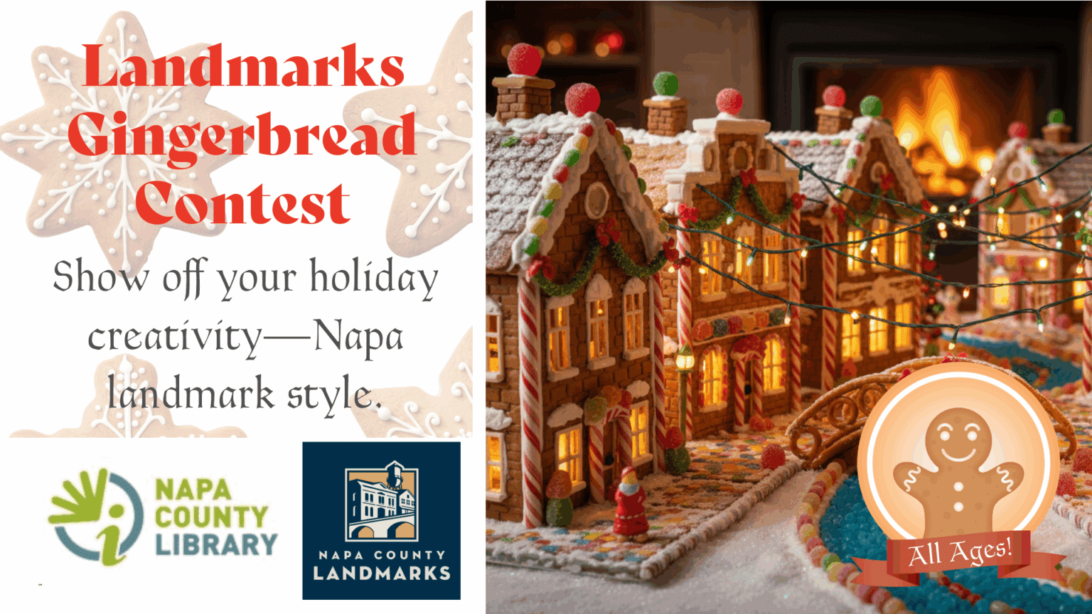 Landmarks Gingerbread House Contest at the Napa County Public Library ...